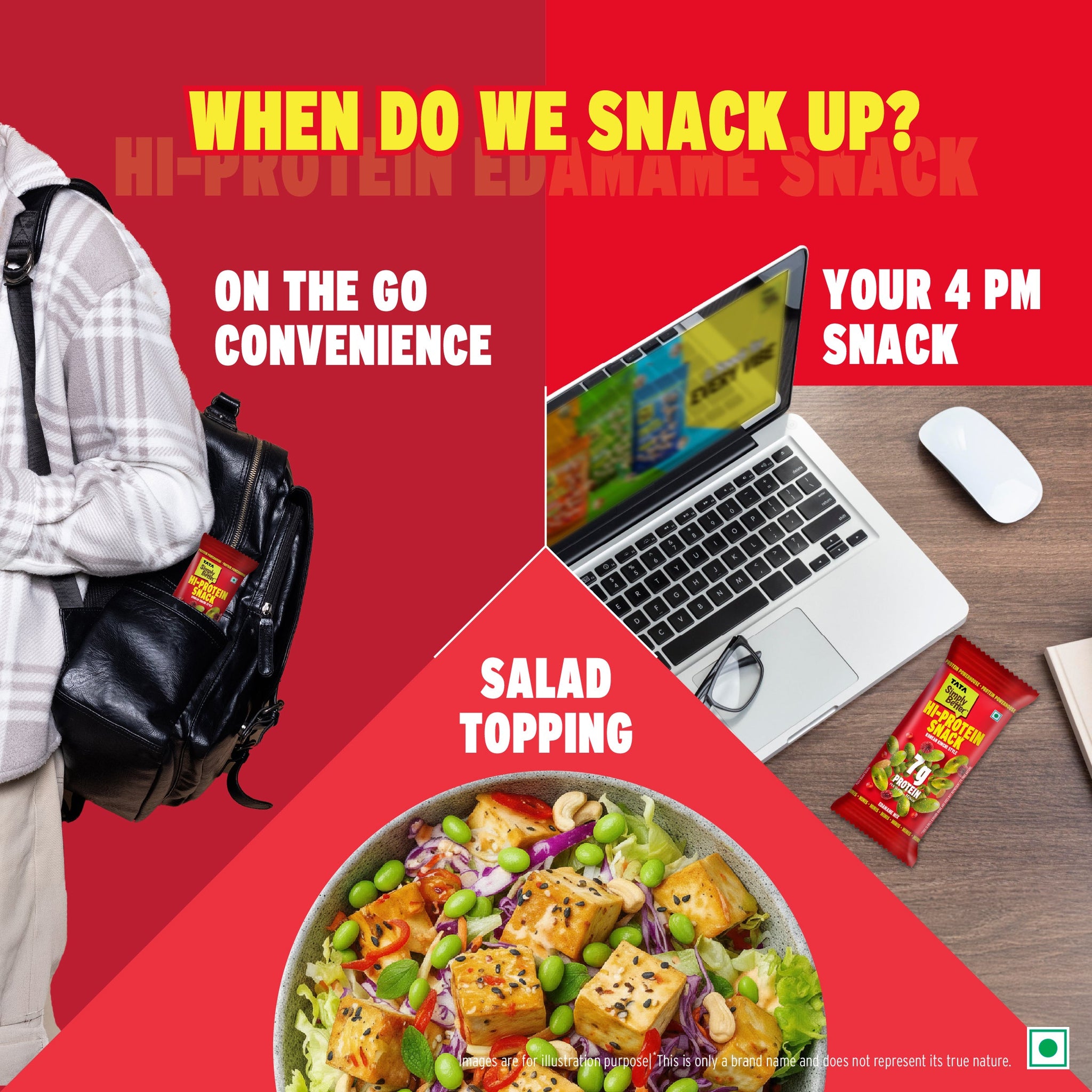 Home / Flavoured High Protein Edamame / Tata Simply Better Hi-Protein ...